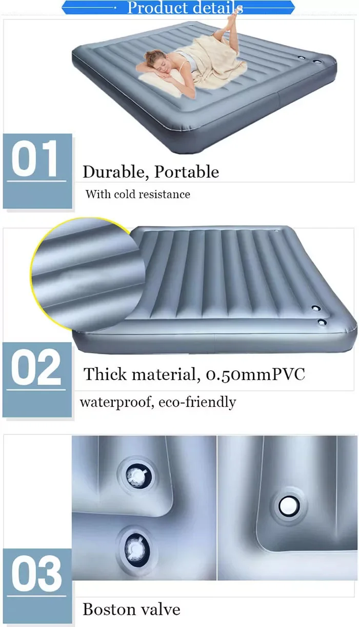 Pvc Customized Sauna Massage Water Bed Mattress With Pillow - Buy Queen ...