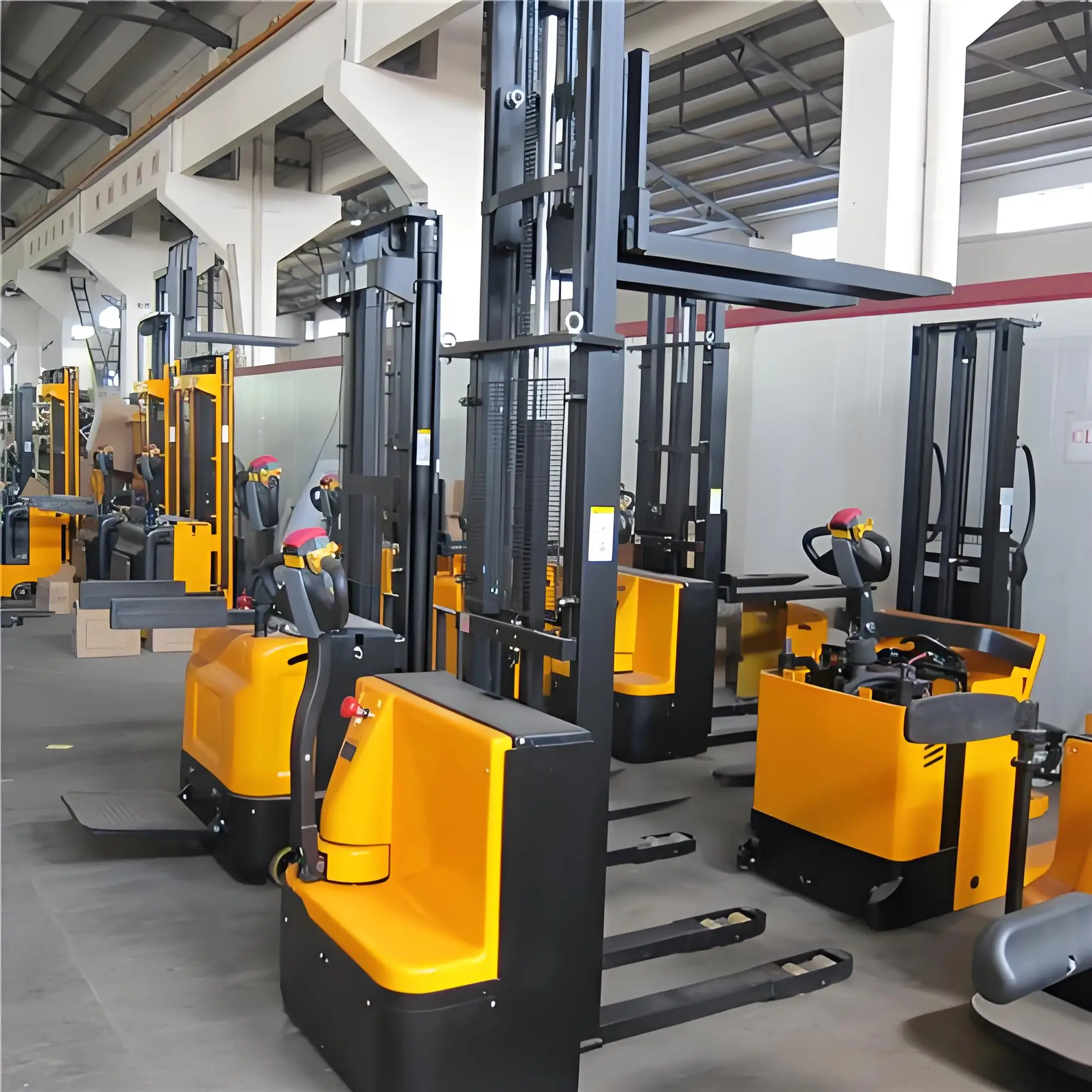 Forklift 3M/3.5M, Lifting Height 12t 1.5t 3300lbs, Walking Stacker ...