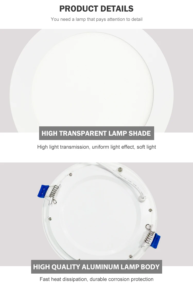 Modern Design Etl Recessed Mounted Panel Lamp For Home Office Living ...