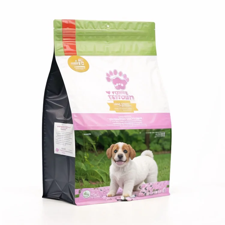 Customized Pet Dog Food Cat Food Composite with Zipper Eight-side Seal ...