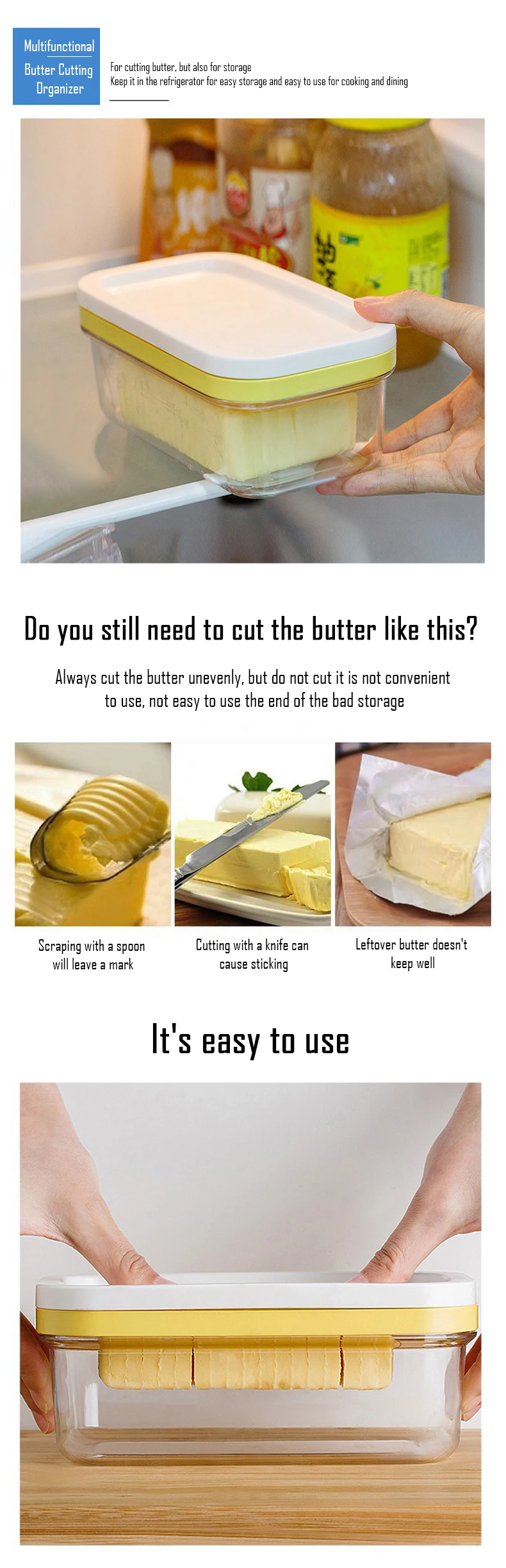 Butter Container for Refrigerator - Efficient & Sustainable