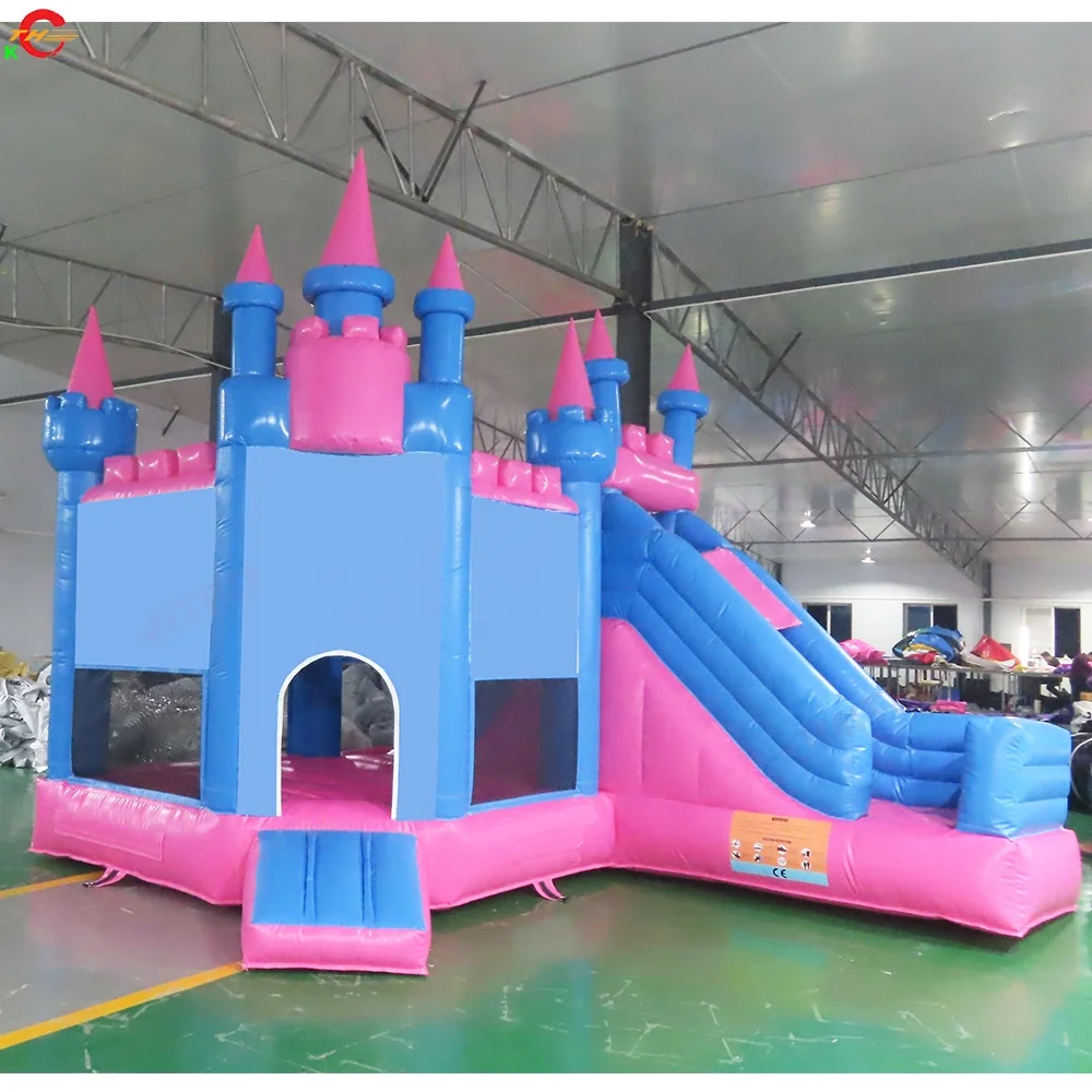 Residential Inflatable Bouncy Castle with Slide - Fun & Safe