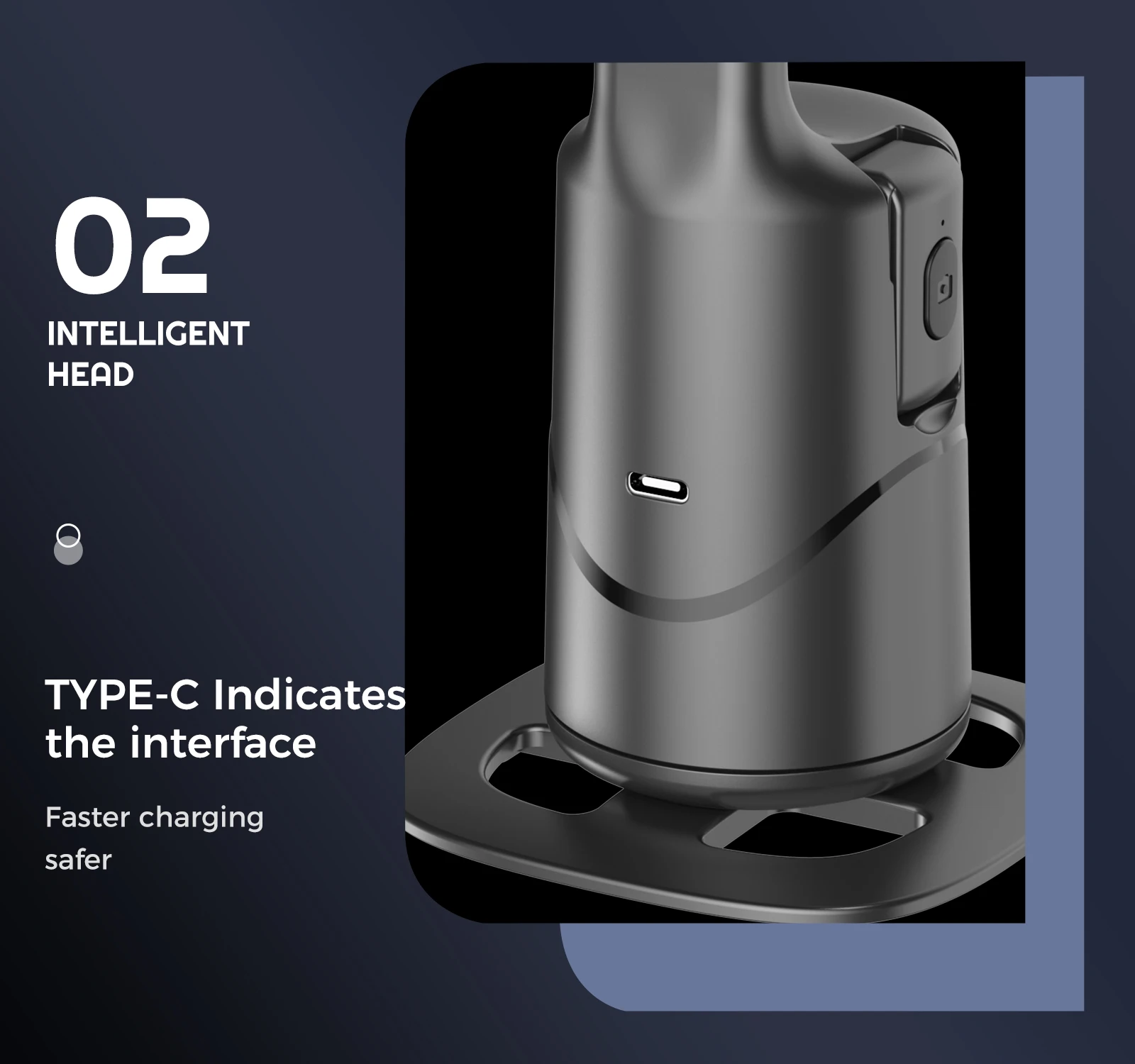 360 Rotation Auto Face Object Tracking Smart Shooting Gimbal No App ...