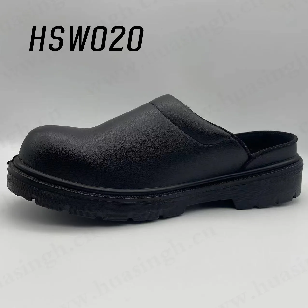 Cmh,Surgery Room Steel Toe Insert Black Security Slippers Anti-piercing ...