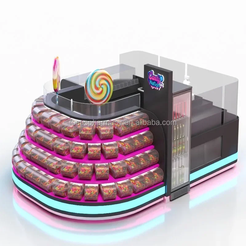 Modern Candy Kiosk for Retail Display in Luxury Shopping Malls ...