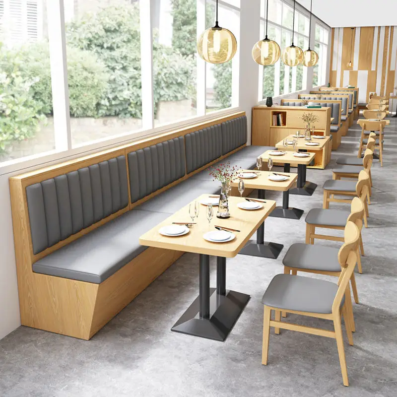 Factory Price Modern Design Canteen Sofa Furniture Booth Leisure ...