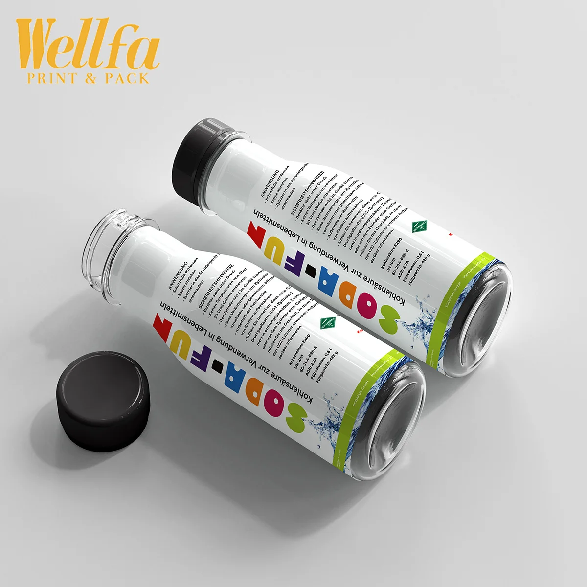 Custom Logo Print Protein Powder Bottle Stickers Glass Bottle Label Pvc ...