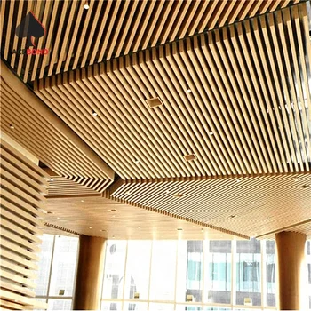 Black Aluminum Modern Rectangle Office Building Metal Ceilings ...