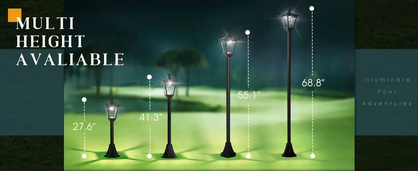 Modern Garden Pathway Outdoor Lighting Pole Waterproof Garden Light LED ...