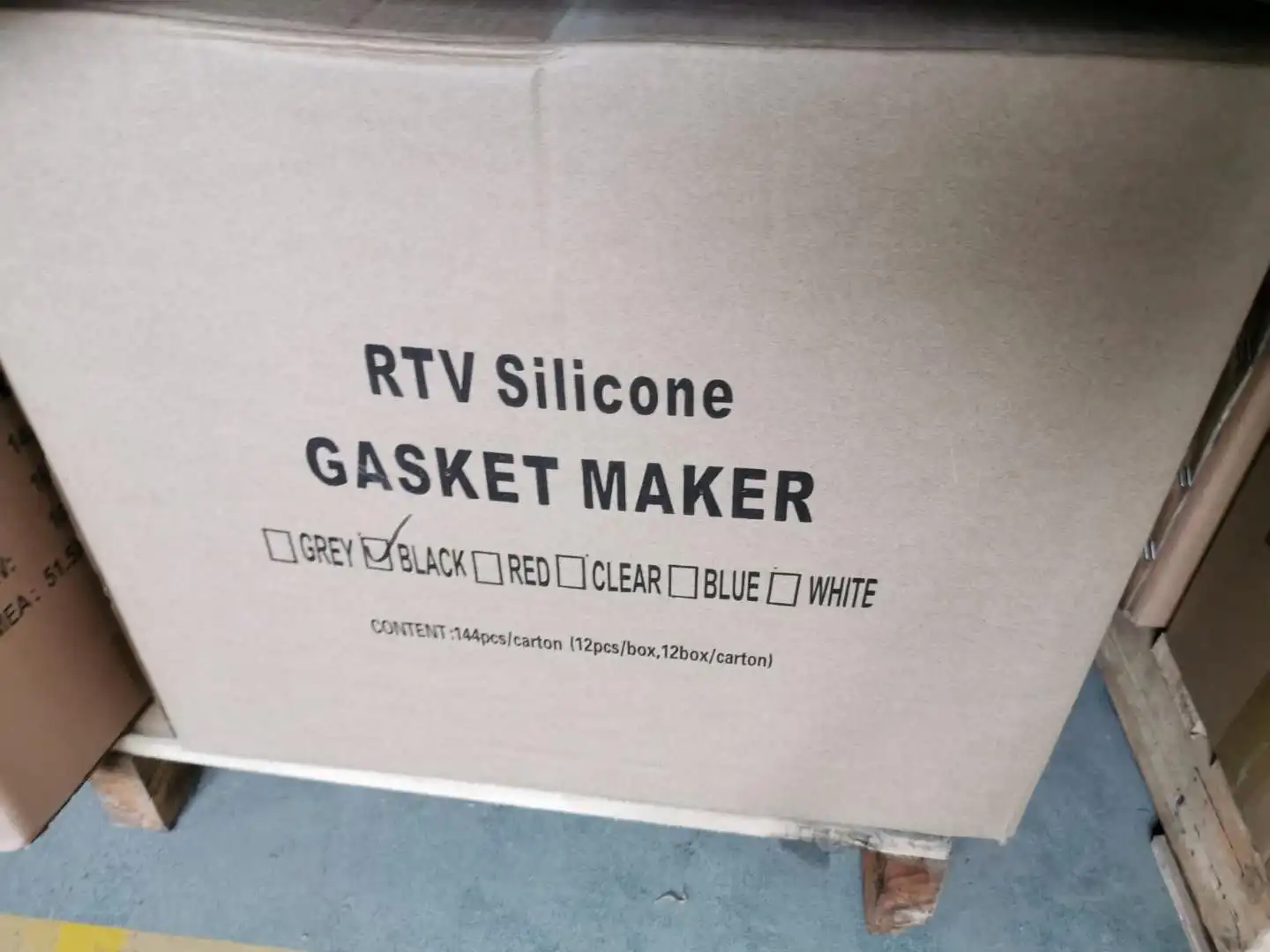 Auto Parts Acetic Grey Color Rtv Silicone Sealant Gasket Gum - Buy ...