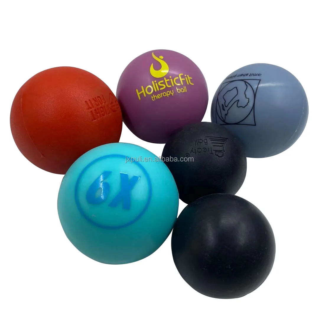 Custom Design And Logo Rubber Elastic Ball Massage Balls - Buy Massage ...
