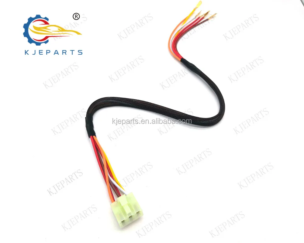 Automotive 6 Pin Connector Complete Wire Harness With Gold Terminal For ...