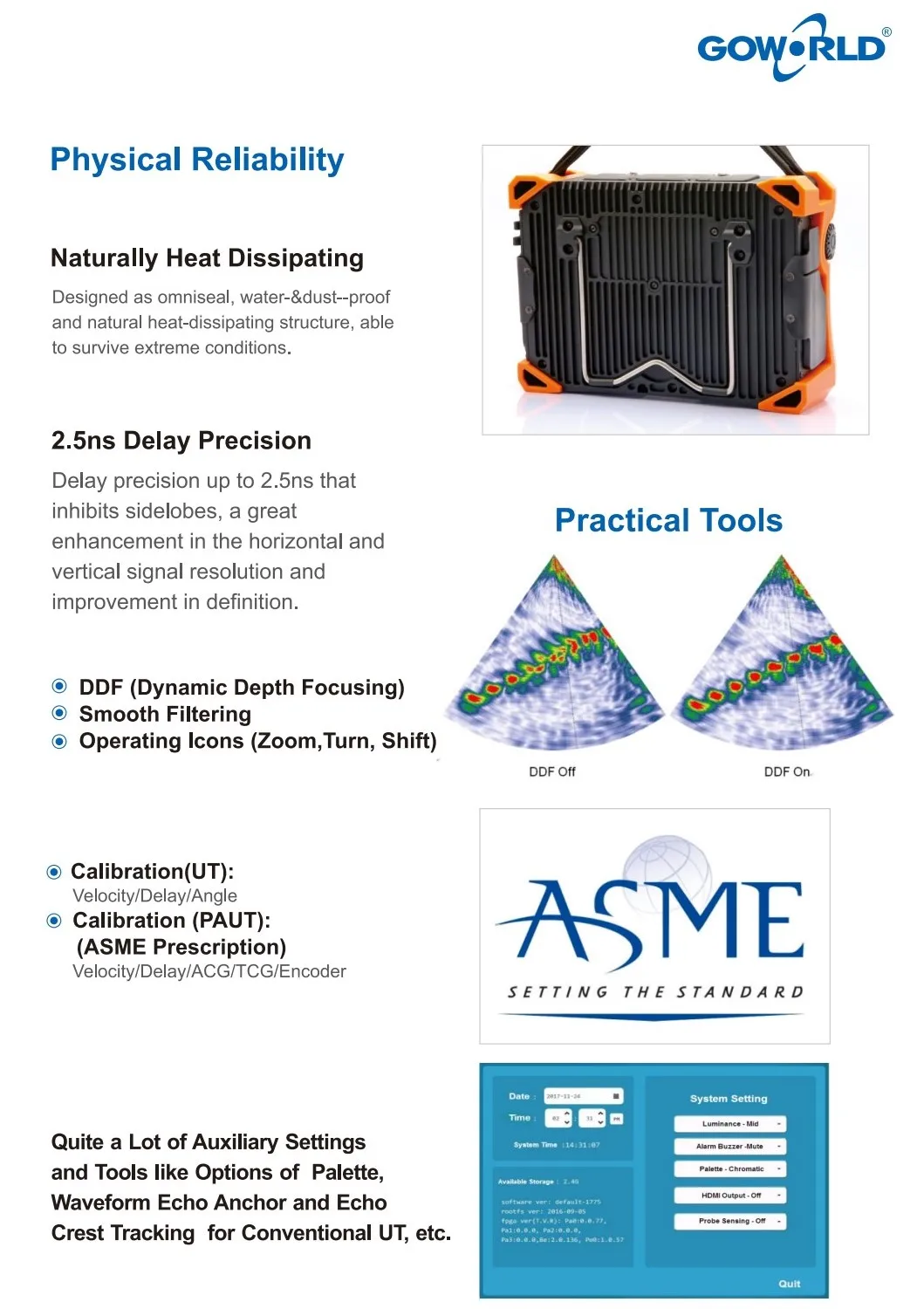 CTS-PA22B 3D Simulation Phased Array Ultrasonic Flaw Detector