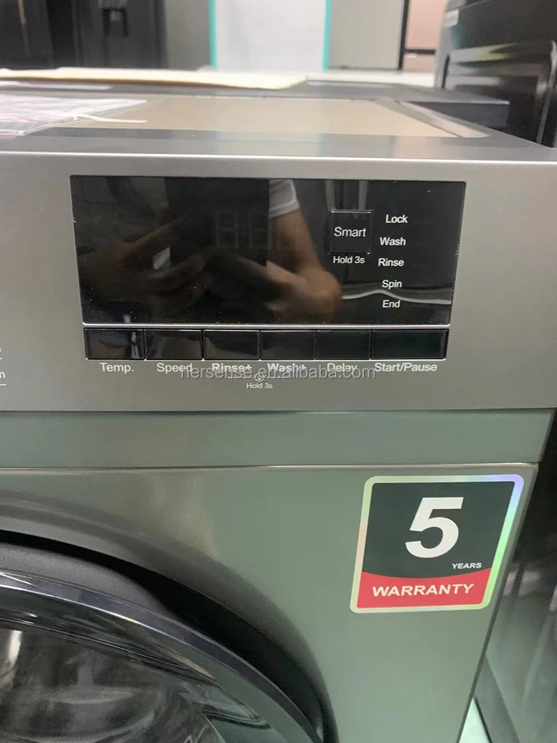 Home 9kg Front Load Washing Machine 220V 50hz Powerful Motor 1950W With ...