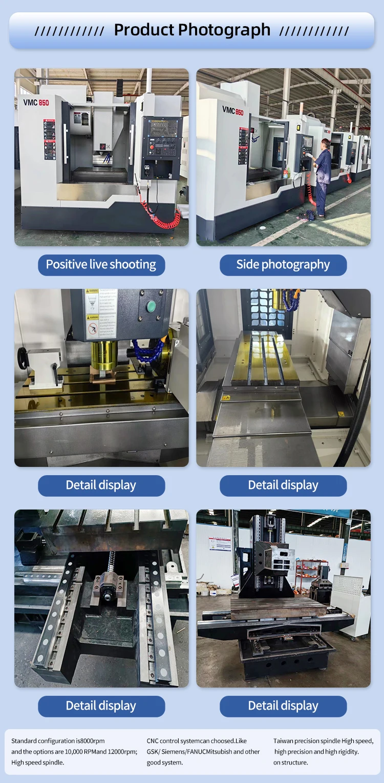 Cheap And Durable Vmc850 Cnc Milling And Turning Center With Automatic ...