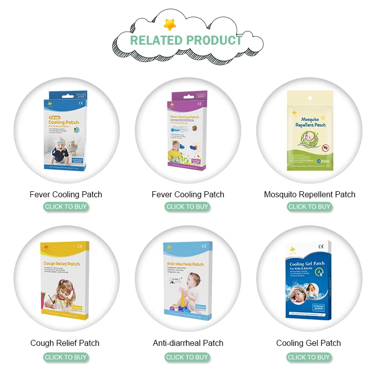 New Items Blue Hydrogel Antipyretic Cool Gel Pads Baby Reduce Fever ...