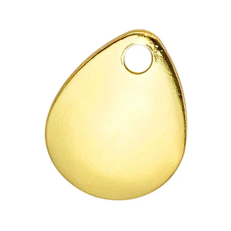 Glod Silver Colorado Fishing Spinner Metal Blades Smooth Spinner Blade ...