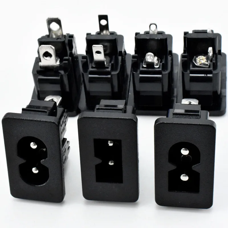 Iec320 C8 2pin Ac Power Socket Supplier - Buy 2 Pin Ac Power Socket ...