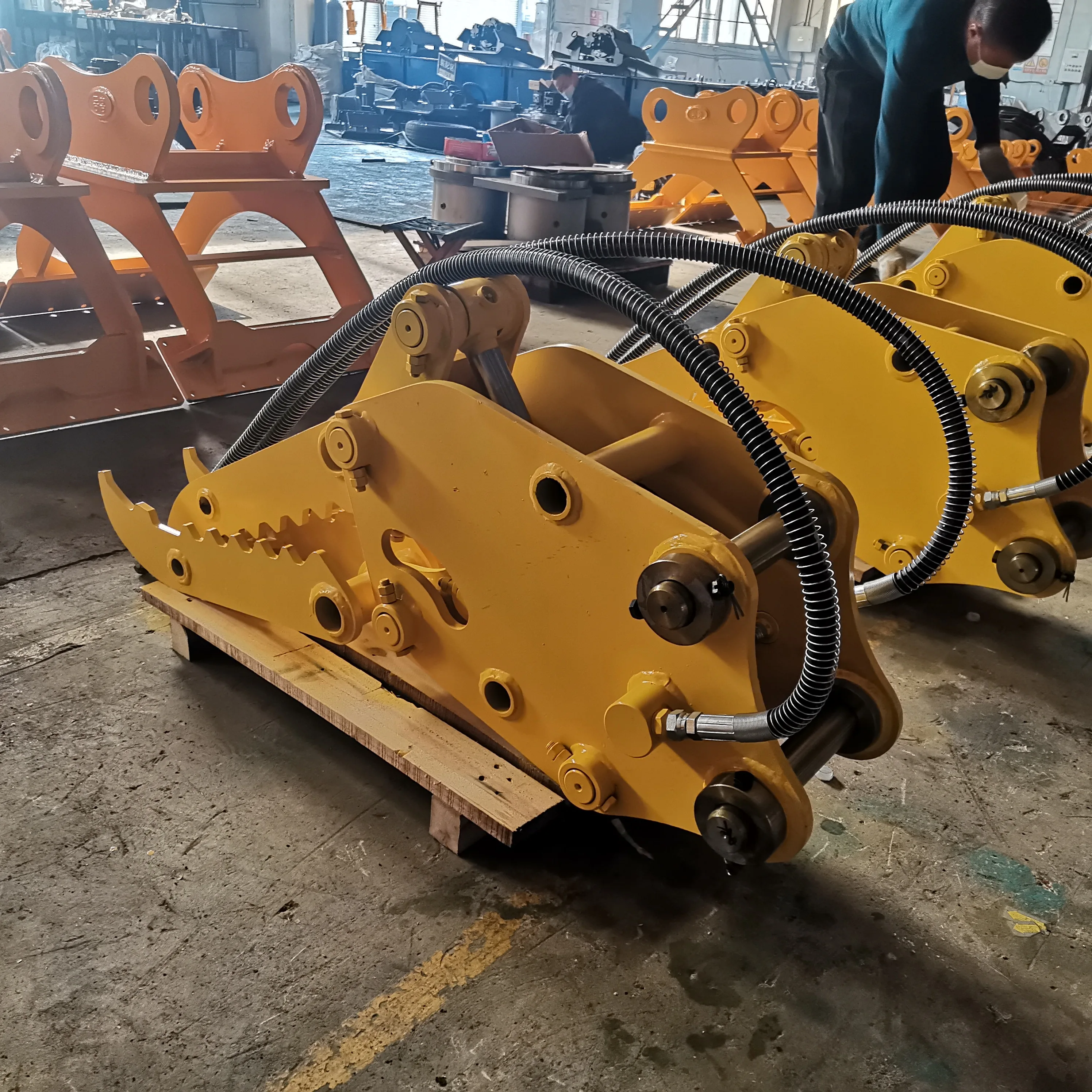 Dhg Mini Excavator Grapple Hydraulic Grapple For 1.5-4 Ton Excavator ...