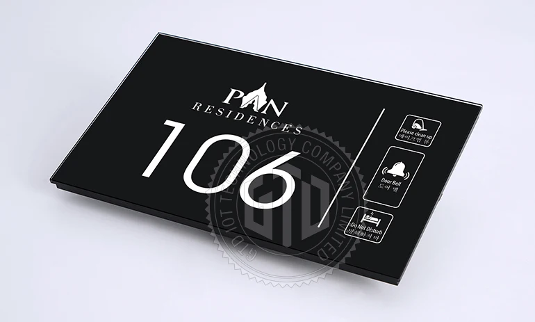 Smart Hotel LED Room Number Displays - Durable & Customizable
