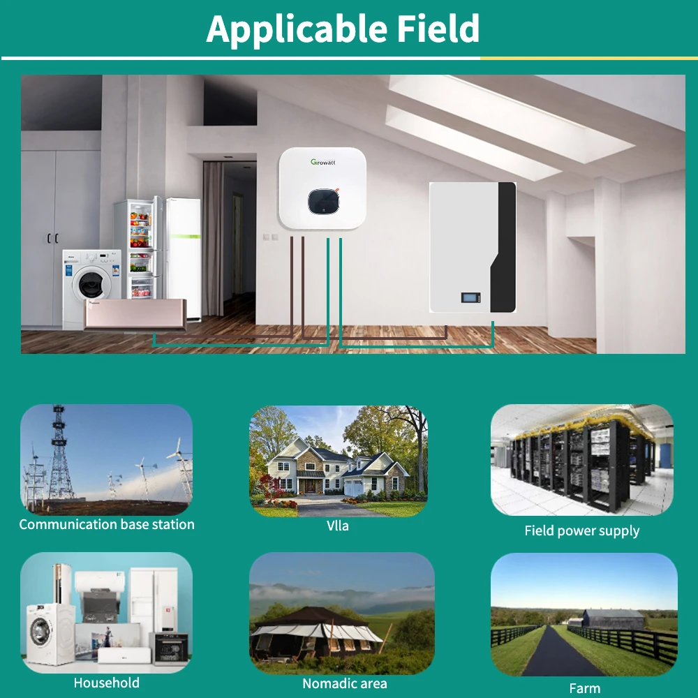 Wall-mounted Household Energy Storage Battery Ess Hybrid Inverter Battery 48v 100ah Lifepo4 ...