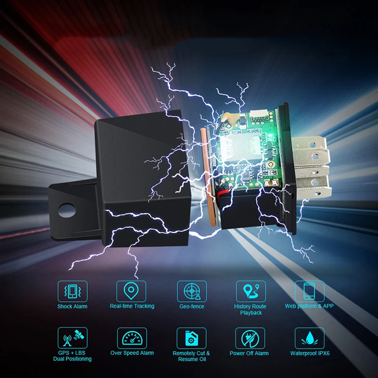 VJOY CJ720 GPS Tracking Device for Vehicles - 2G GSM Tracker