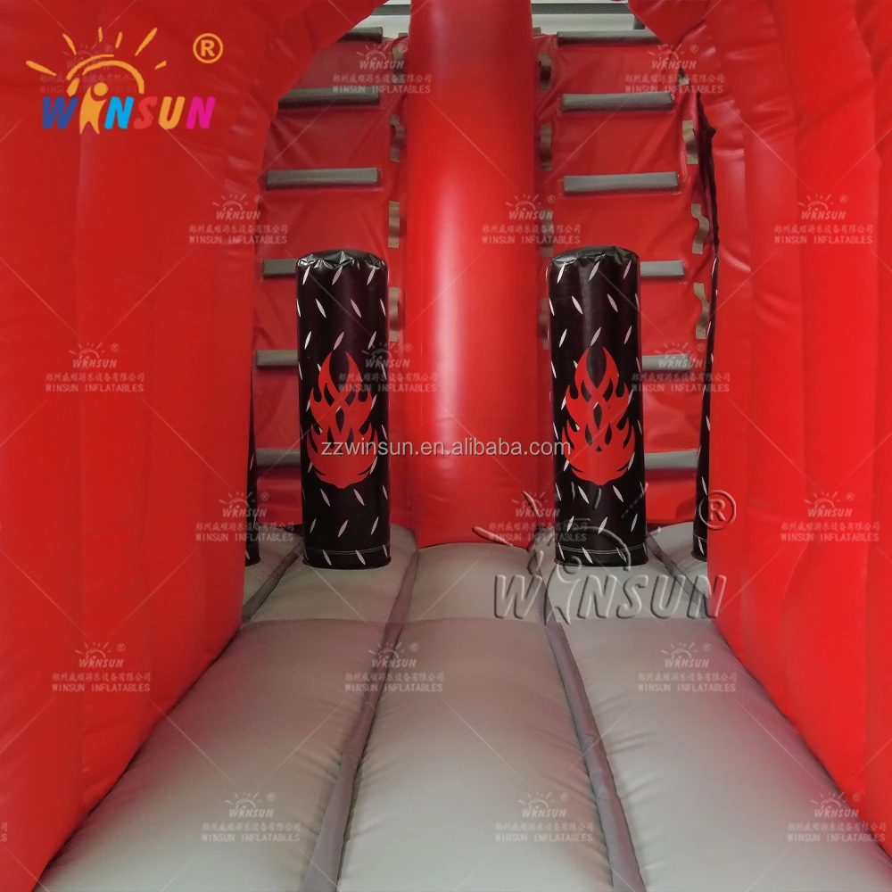 Giant Outdoor Games Crazy Racing Obstacles Inflatable Obstacle Course ...