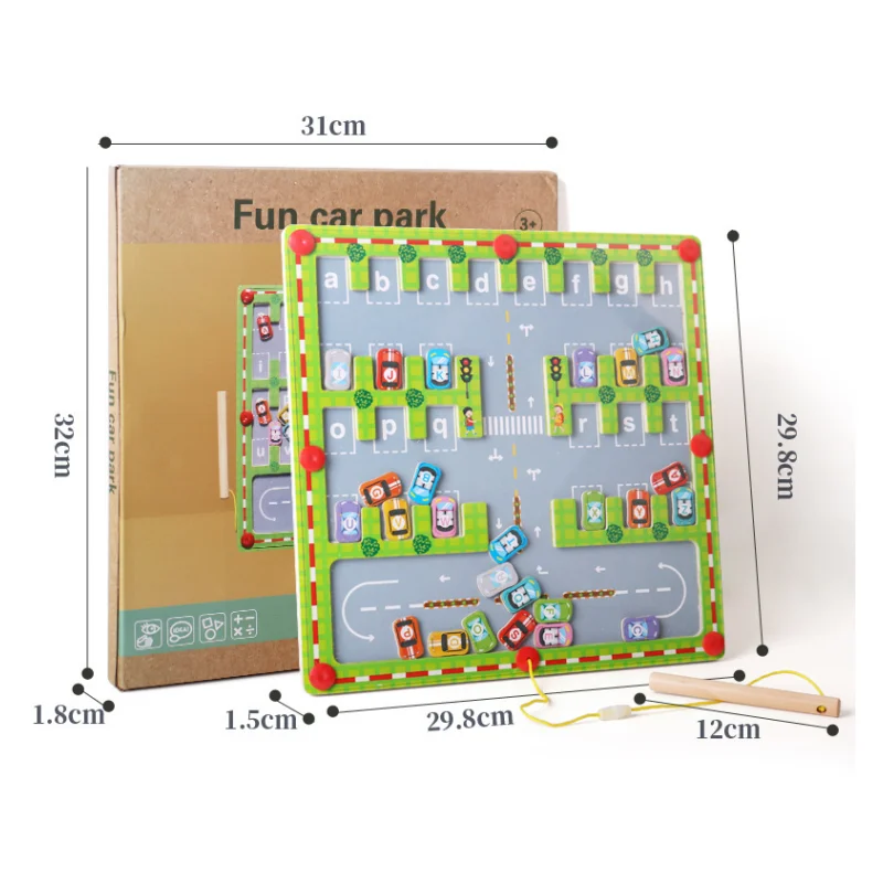 Magnetic Alphabet Maze Letter Puzzle Montessori Fine Motor Skills ...