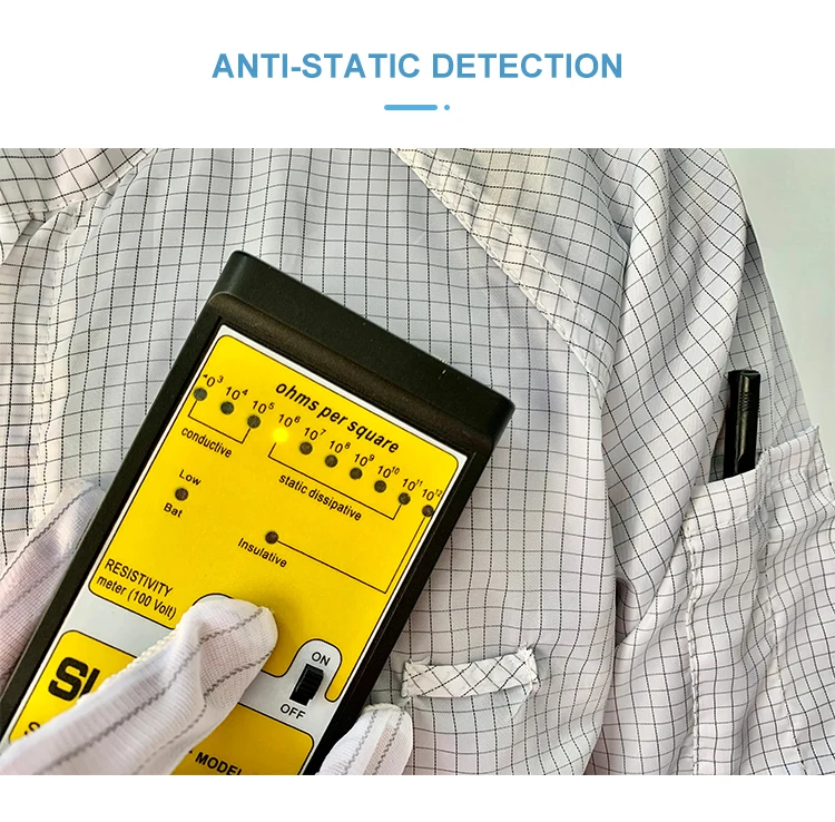 Oem Antistatic Esd Cleanroom Garment High Temperature Sterilization ...