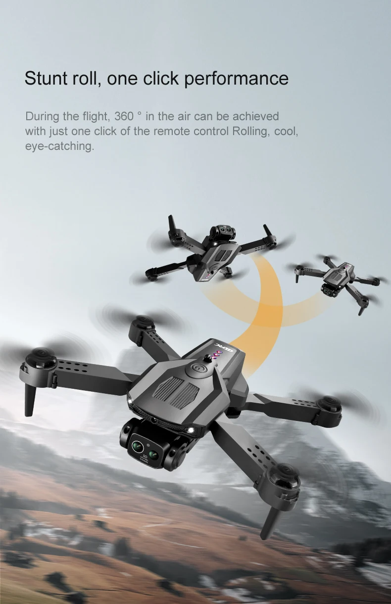 V32 360 Degree Obstacle Avoidance Headless Mode Optical Flow 150m 15min