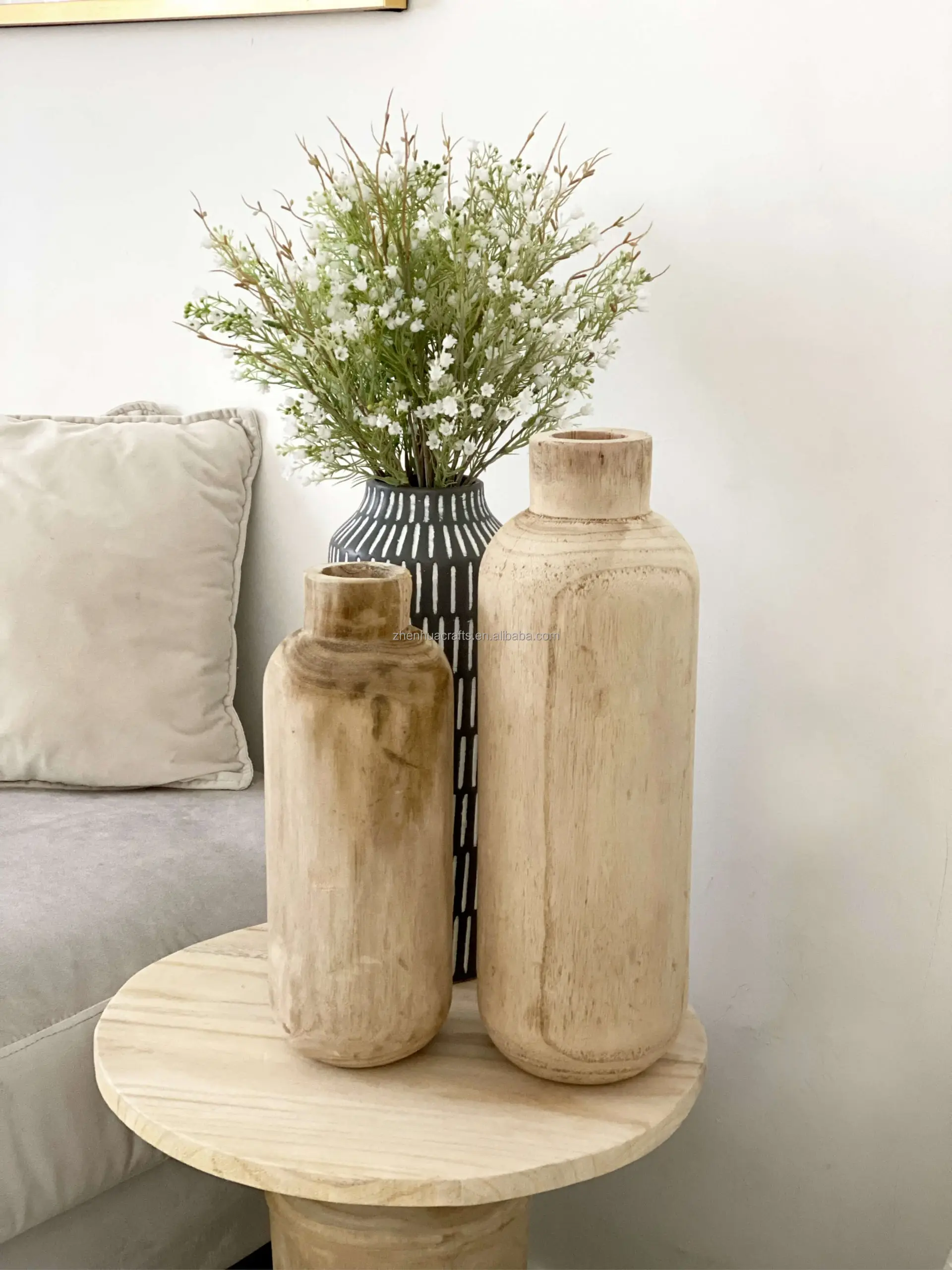Handmade Natural Vases For Home Decor Natural Grain Innovative Shape ...