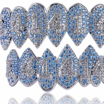 14k Real Gold Vvs Moissanite Diamond Grill 8 Top And 8 Bottom Iced Out ...