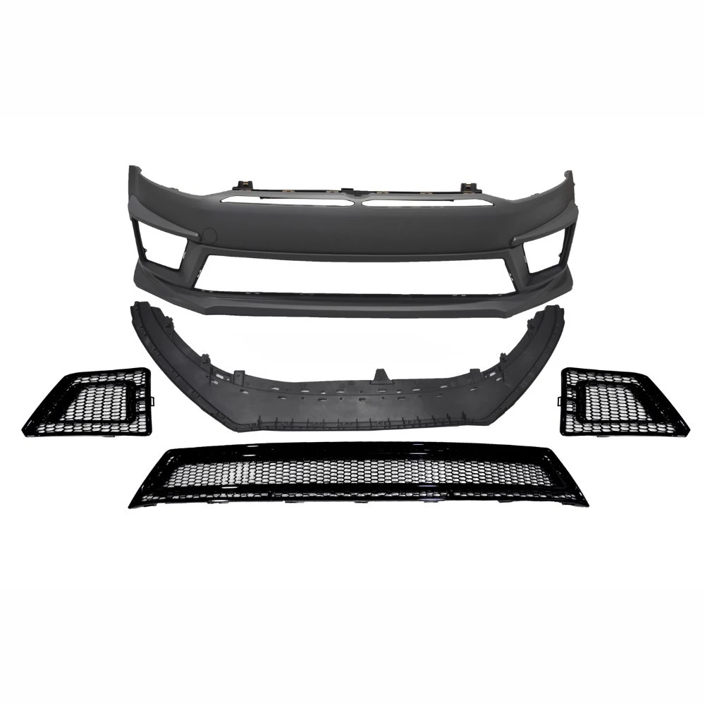 Front Bumper Assembly Grille Tuning Auto Body Parts for Volkswagen Polo ...