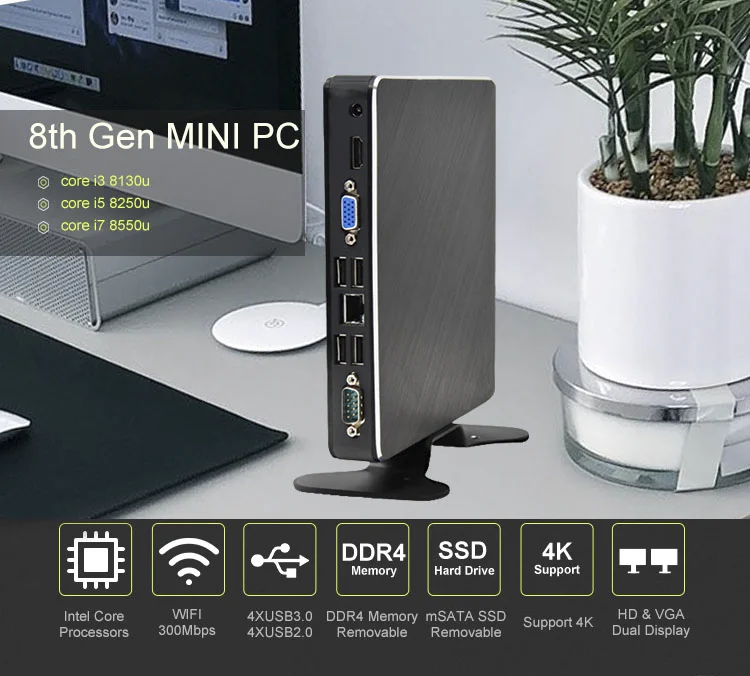 Mini Computer PC I7 - Low Power Consumption & High Performance