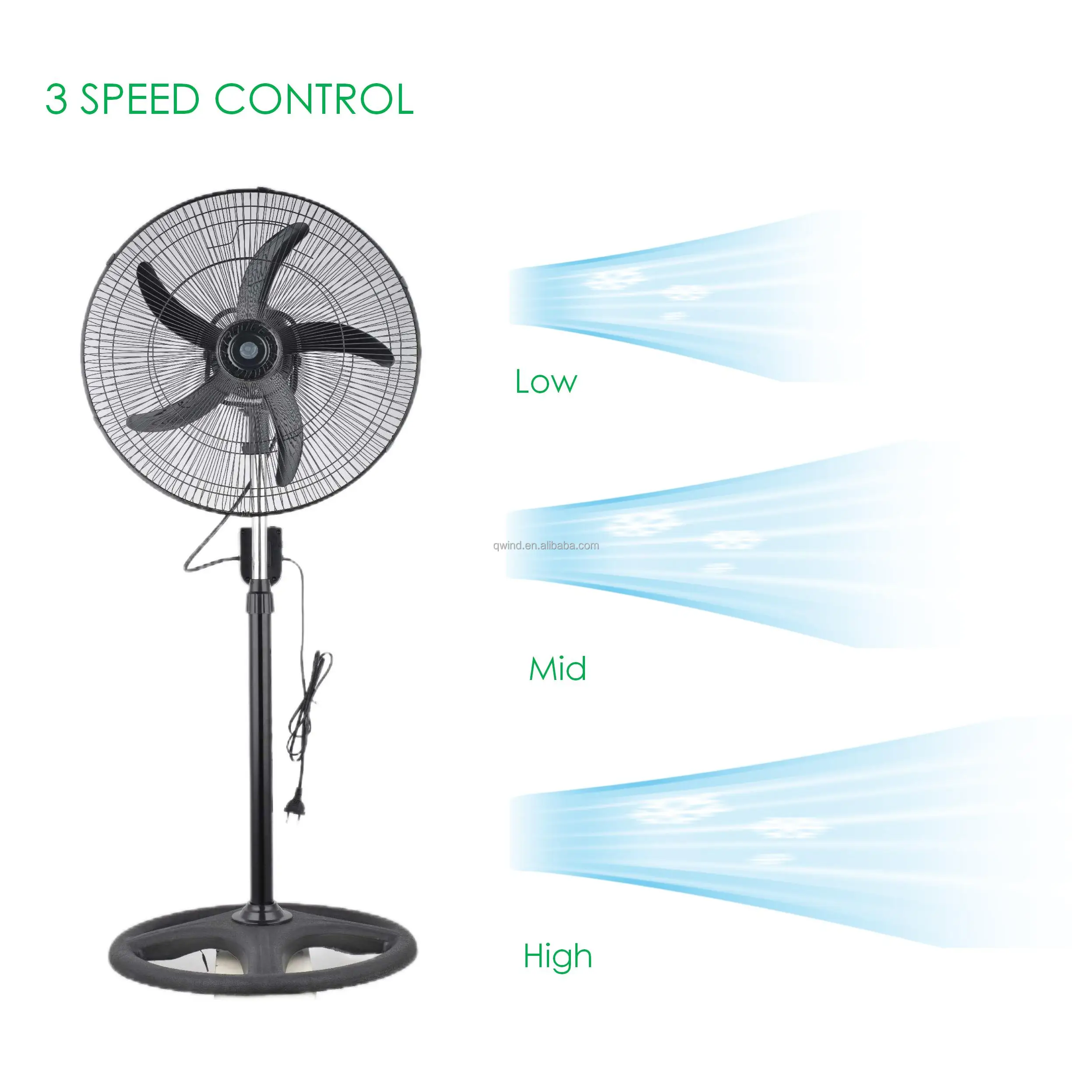 18 Inch Stand Fan 3in1 - Versatile Air Cooling Solution