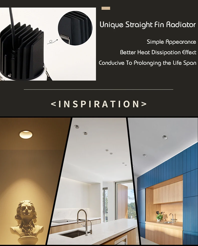 Dali Dt8 Dim to Warm LED Downlight - Modern 2700K/6500K Ceiling Light ...