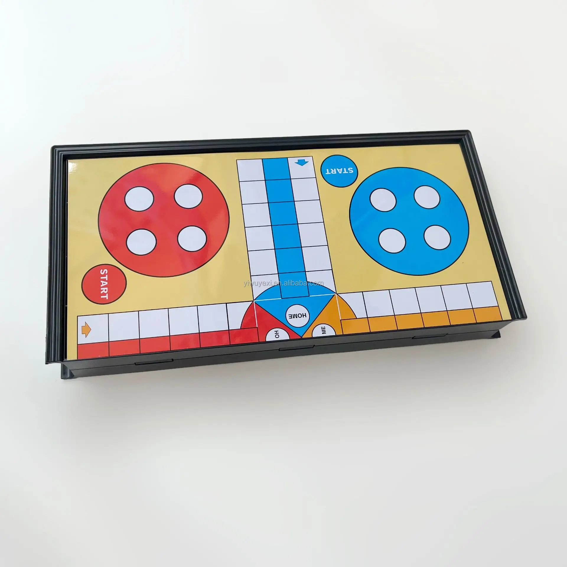 Ludo Chess Board Game Portable Folding Board Game Set Ludo Chess with ...