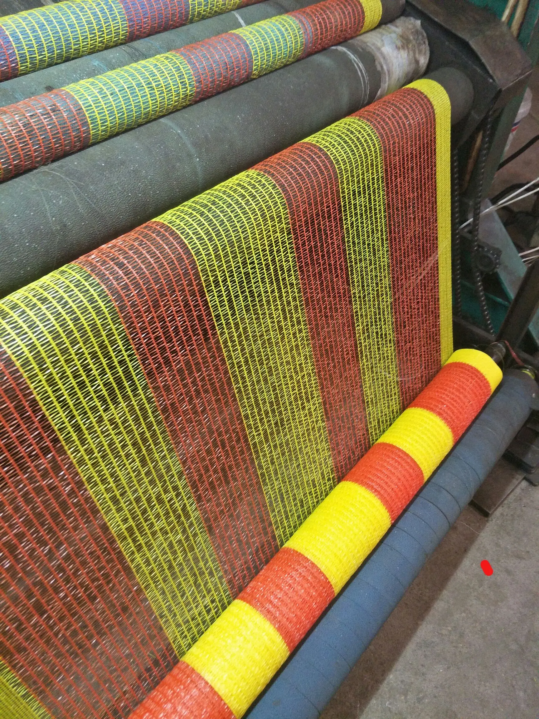 Plastic Knitted Scaffold Construction Warning Fence Safety Netting ...