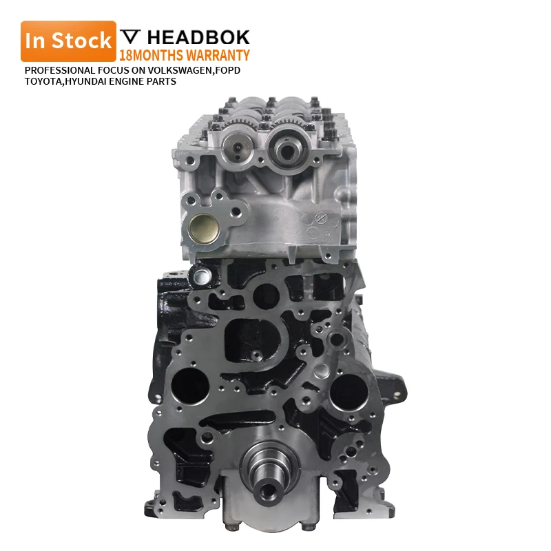 ZHEQIAO Auto Diesel Engine Long Block New 3.0D Complete 1KD Cylinder ...