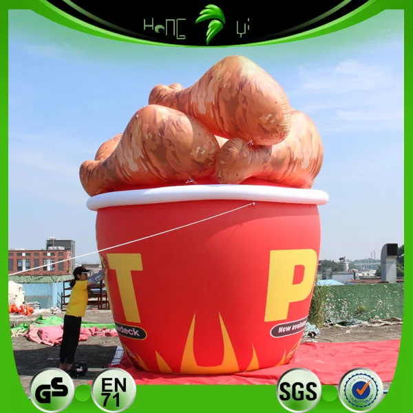 Giant Inflatable Food Bucket Model - Perfect for Advertising