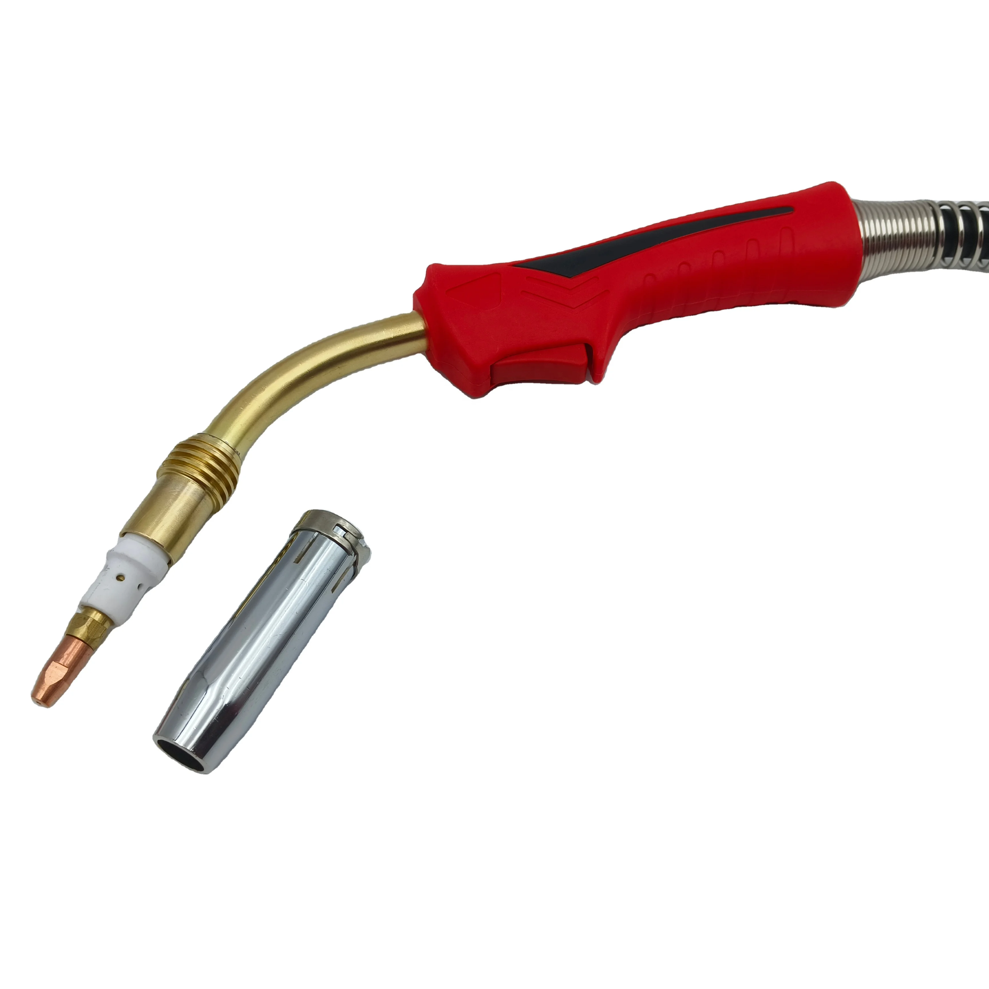 Gas Cooled Co2 Welding Torch 36kd With Red Handle Shell Customizable ...