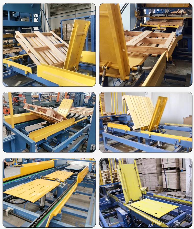 Euro Wooden Pallet Nailer Block Wood Machine Pallet Nailing Machine ...