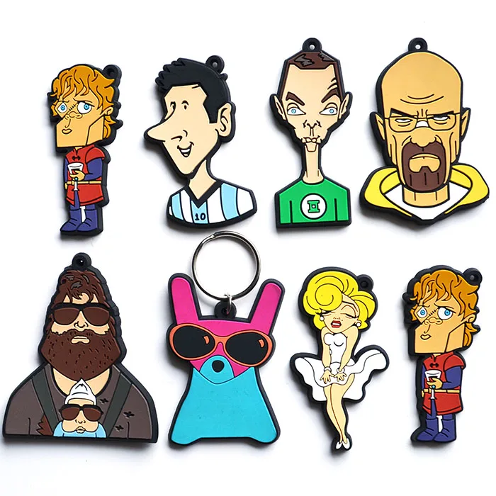 Custom No Expensive Soft PVC Keychain Cartoon Personalized 2D/3D ...