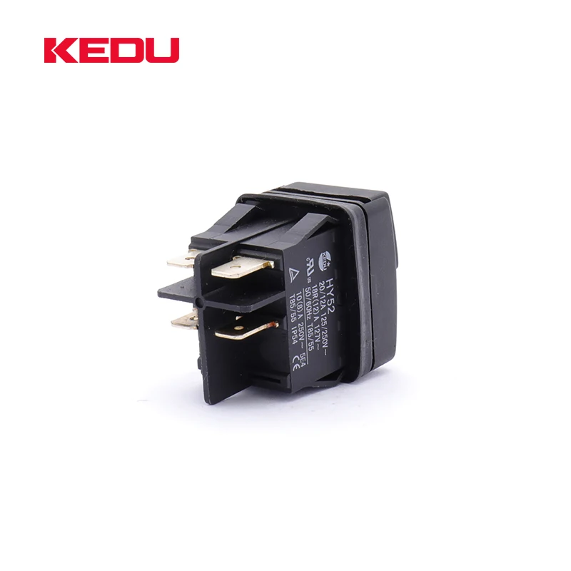 KEDU Factory Directly UL TUV CERTIFICATE 250V IP54 Waterproof Push ...