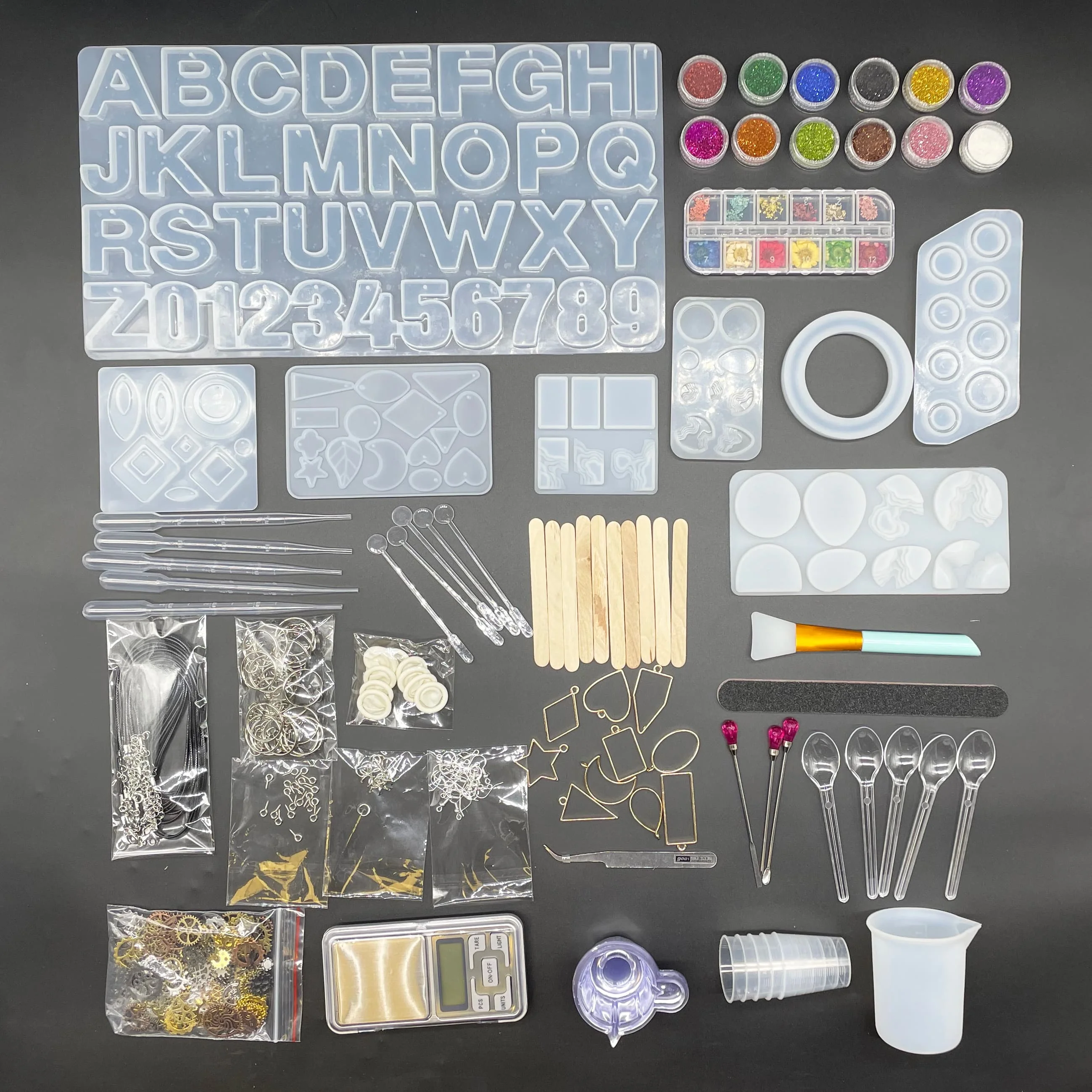 INTODIY Resin Kit for Beginners - Silicone Molds & Tutorial