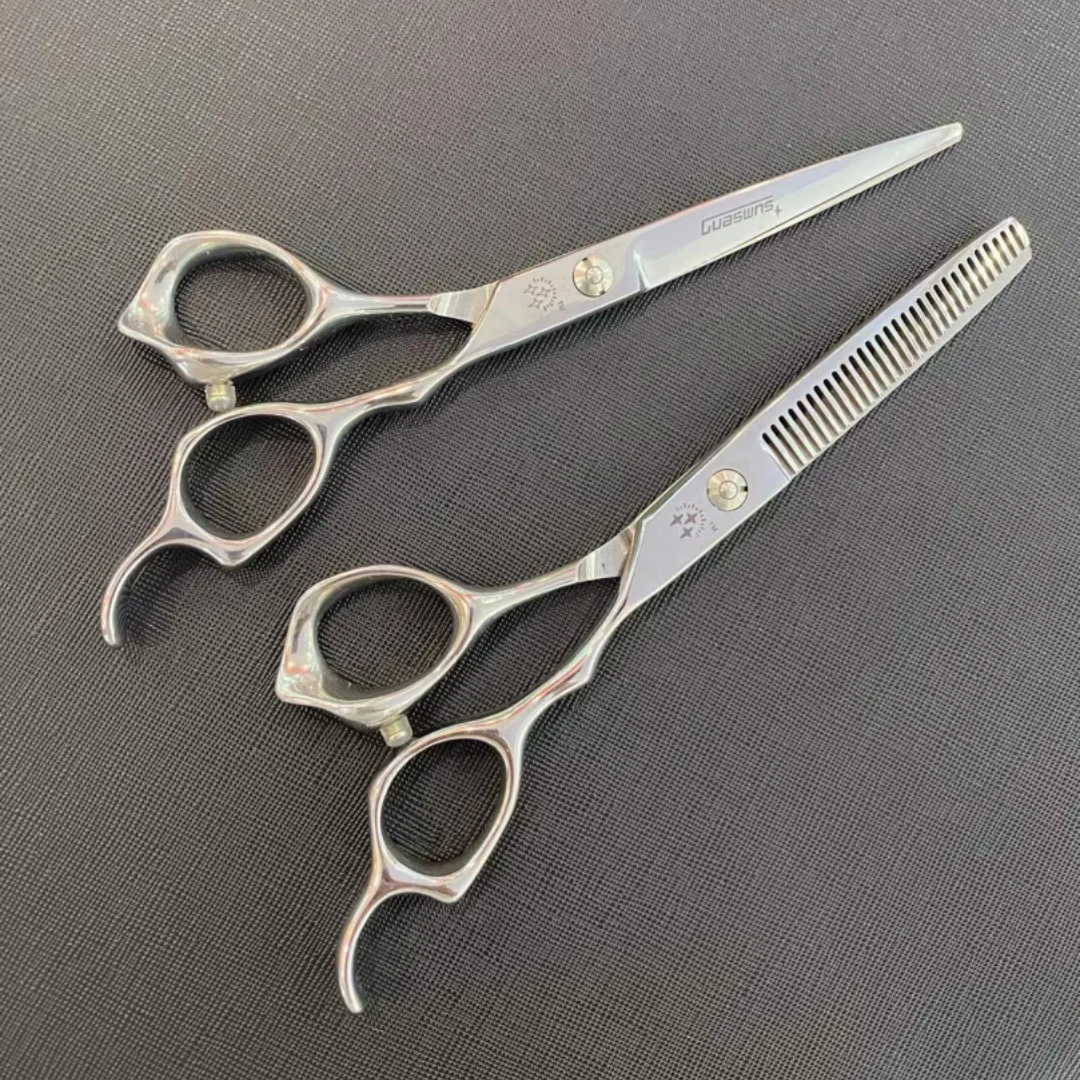 Professional Barber SUS 440C Stainless Steel Hair Cutting Scissors ...