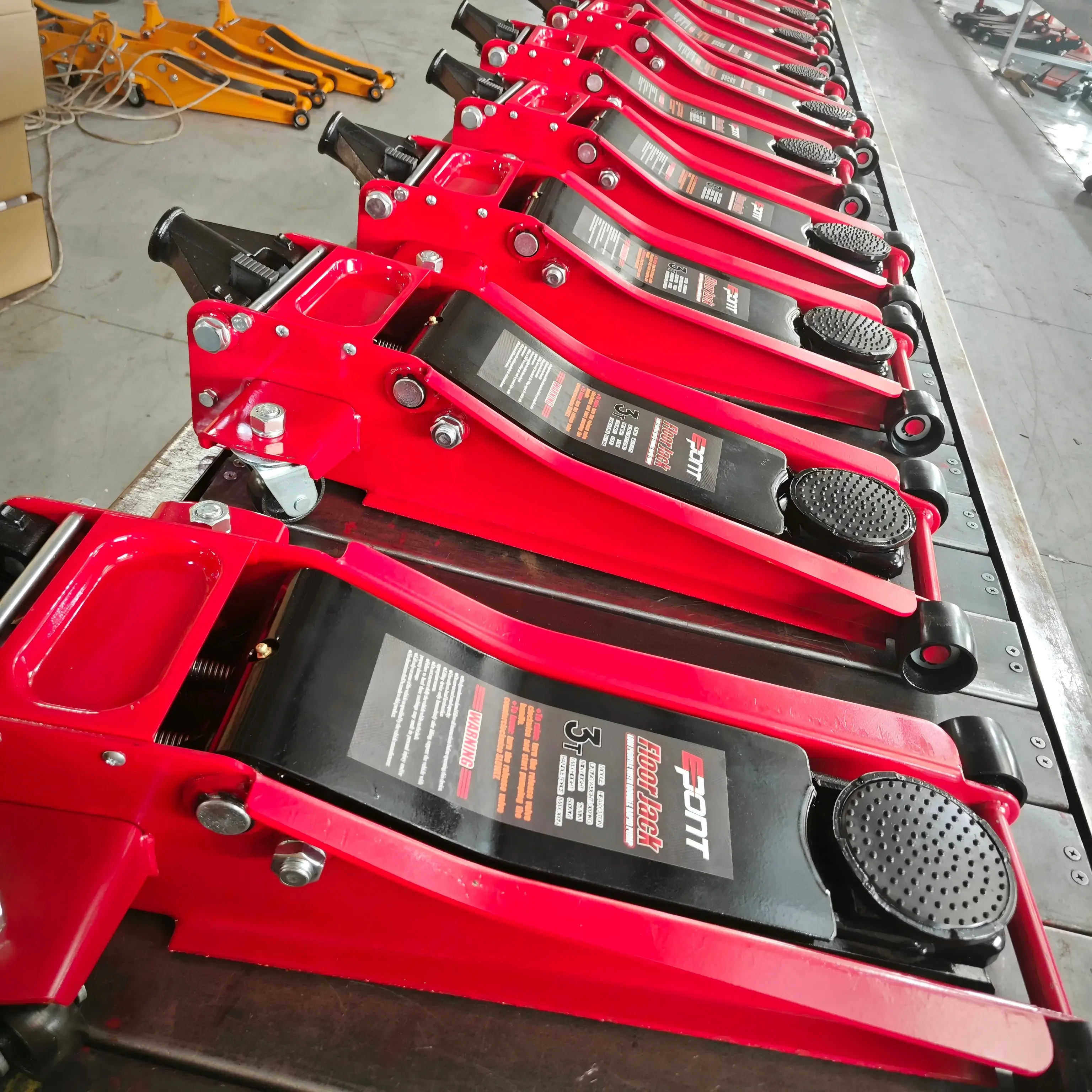 3Ton Auto Repair Hydraulic Trolley Jack Low Profile Horizontal Floor ...