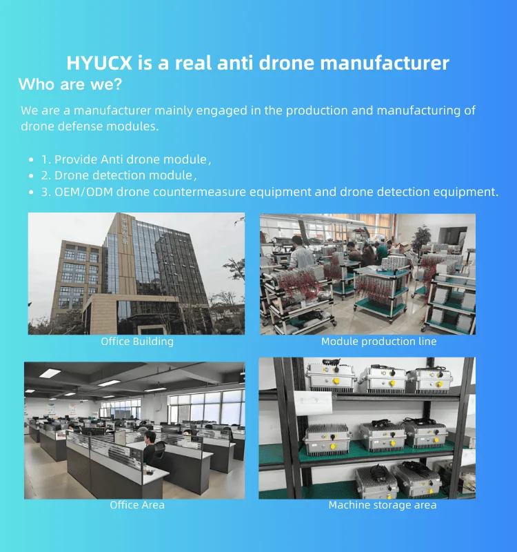 HYUCX CH09 Portable Drone Detection System for Scanning Drones & Inspection