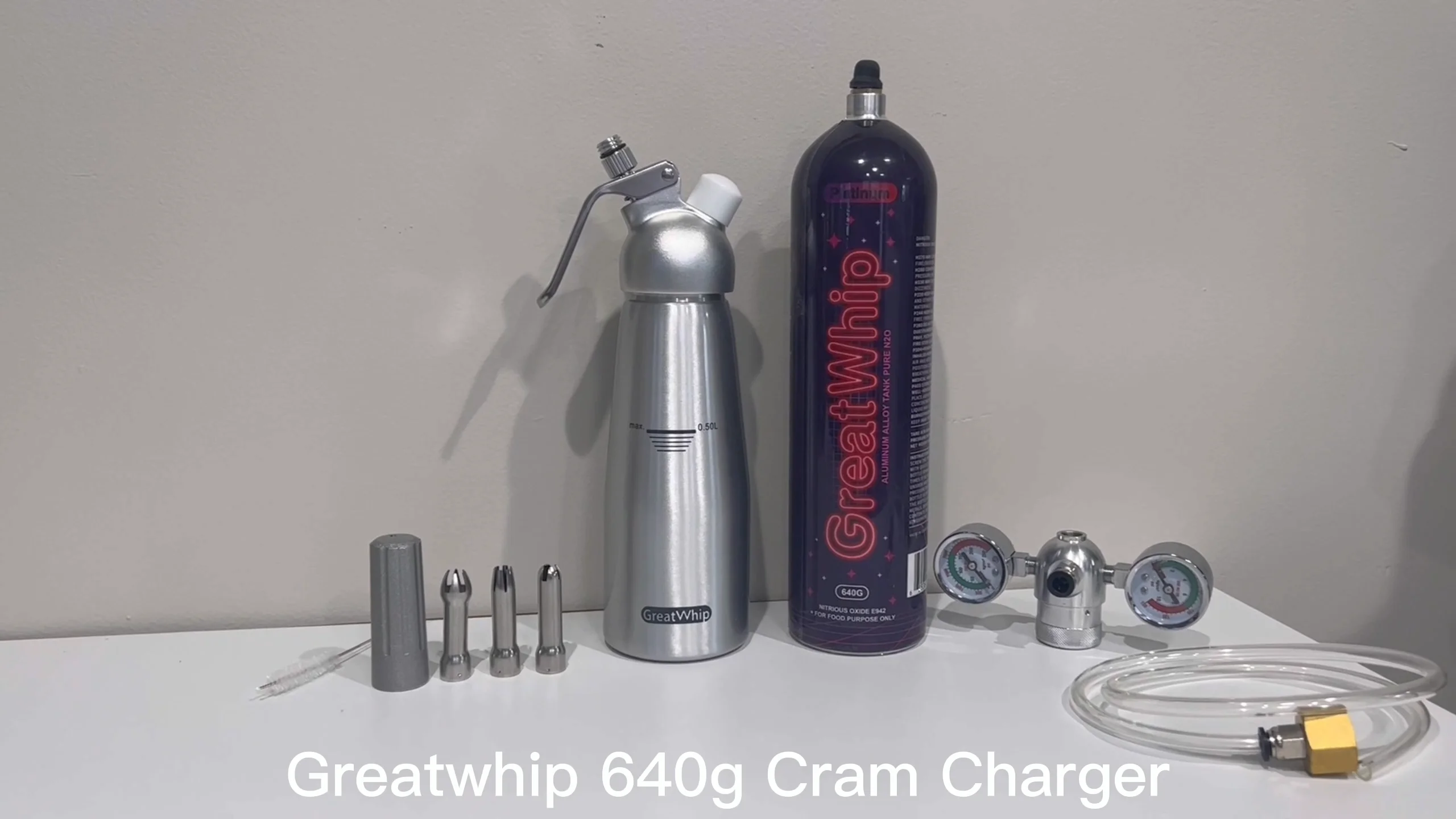 Greatwhip Aluminum 0.95l Cream Charger Sale Gas Cylinder Whipped Cream ...