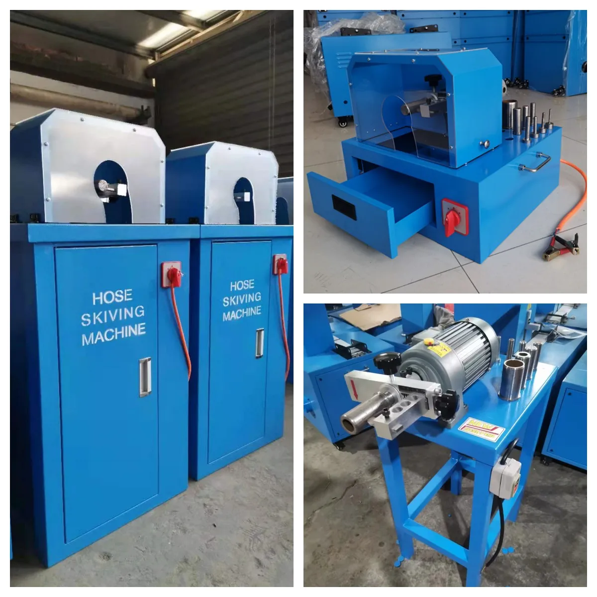 Combined R15 38mm 6 Wires Hydraulic Hose Saw Pipe Cutting and Skiving ...